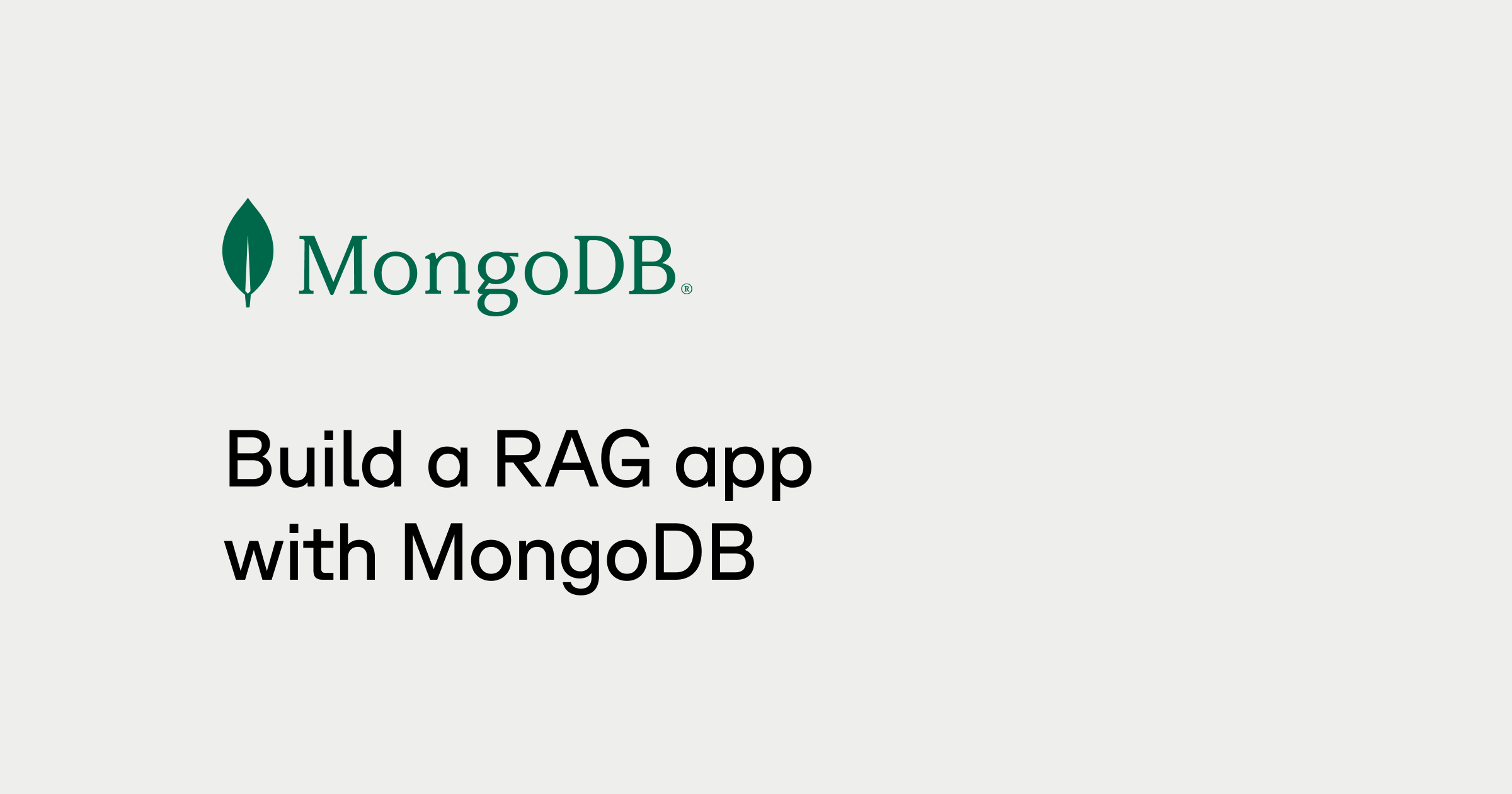 Building a RAG app with MongoDB Atlas - Blog - Braintrust