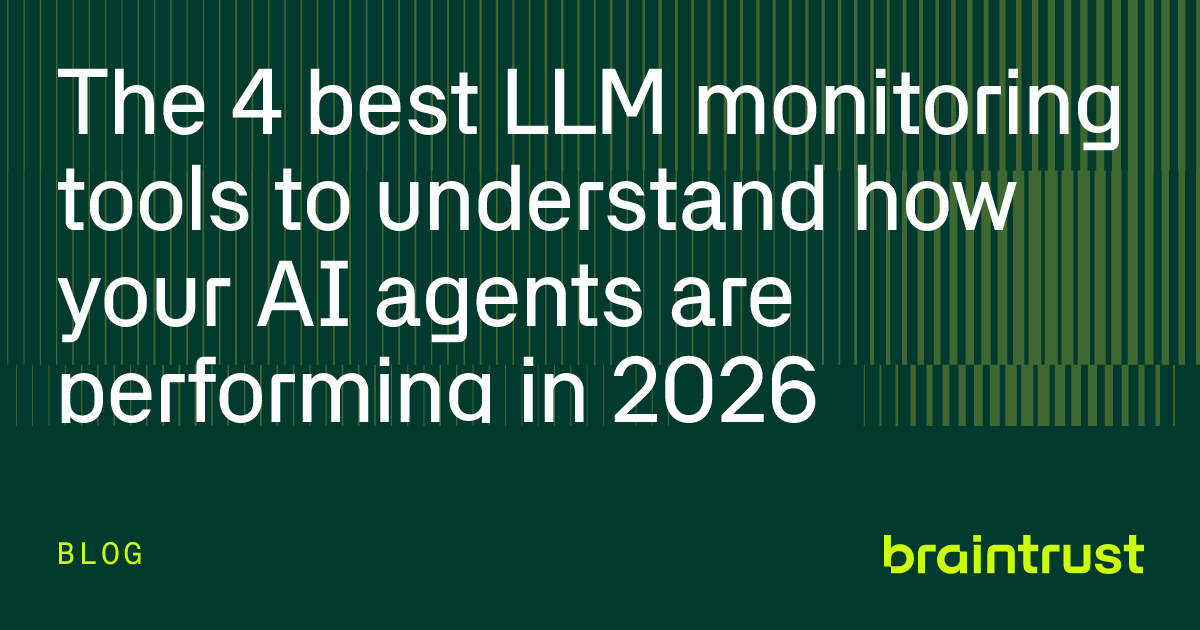 The 4 best LLM monitoring tools to understand how your AI agents are ...