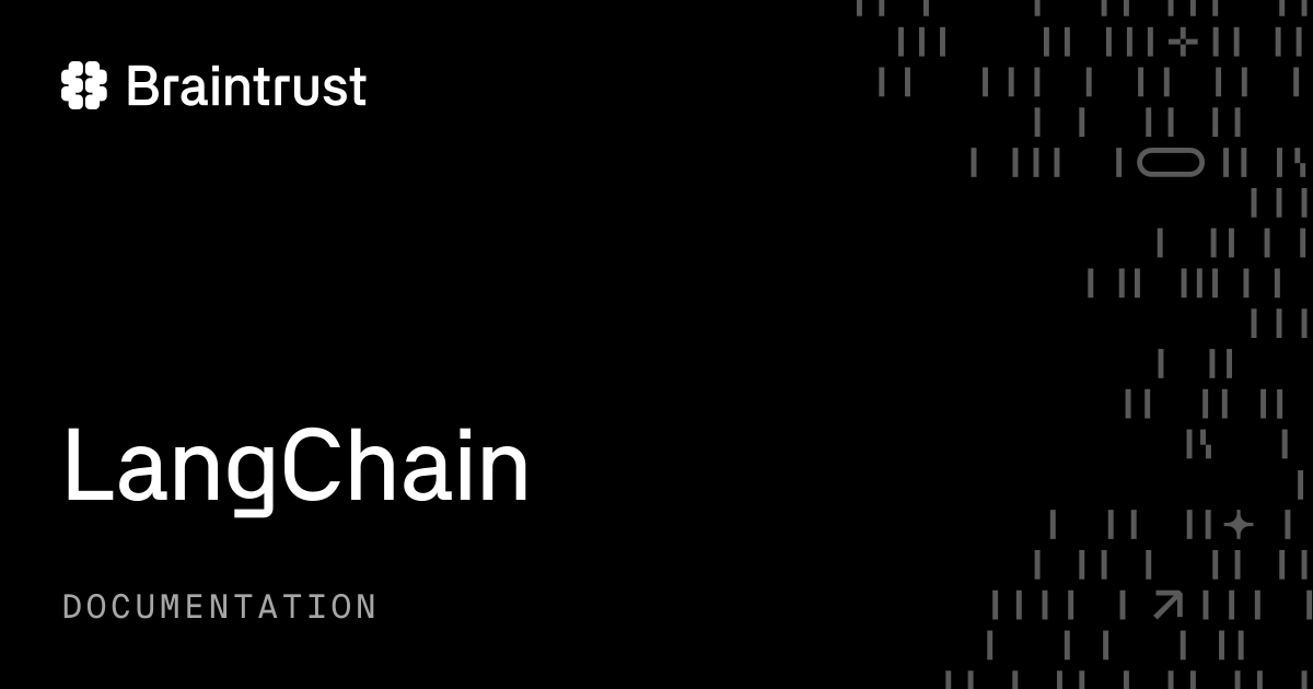 LangChain - Braintrust